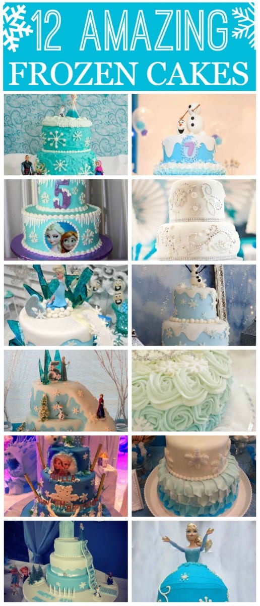 12 Amazing Frozen Birthday Cakes | Catch My Party