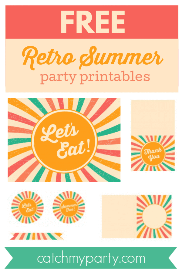 Free Summer Party Printables