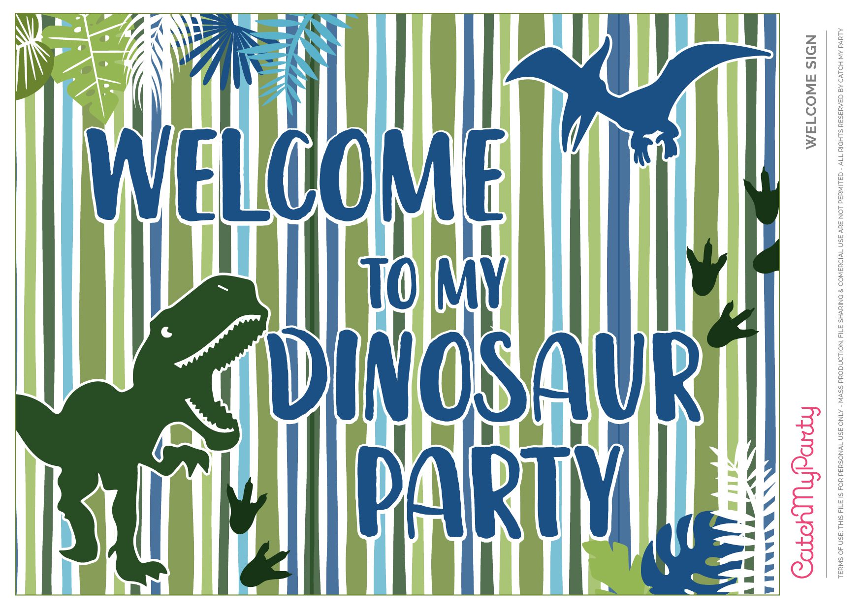 Download These Free Dinosaur Birthday Party Printables NOW Catch My 