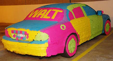 How Great is Post-It Note Art for a Party? | Catch My Party