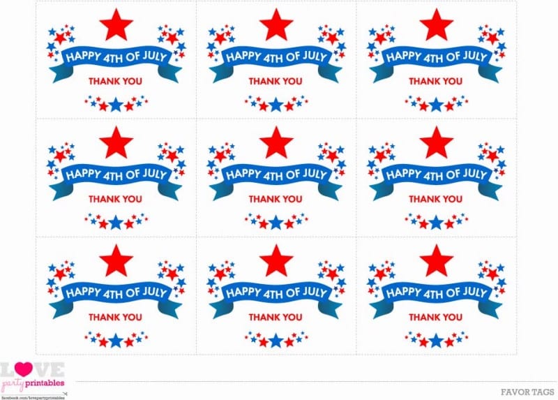 FREE July 4th Printables from Love Party Printables | Catch My Party