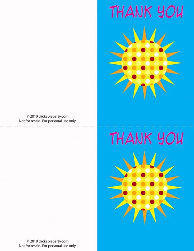 FREE Summer Party Printables from Clickable Party | Catch My Party