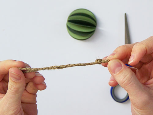 DIY TUTORIAL: How to Make a Paper Ball Ornament | Catch My Party