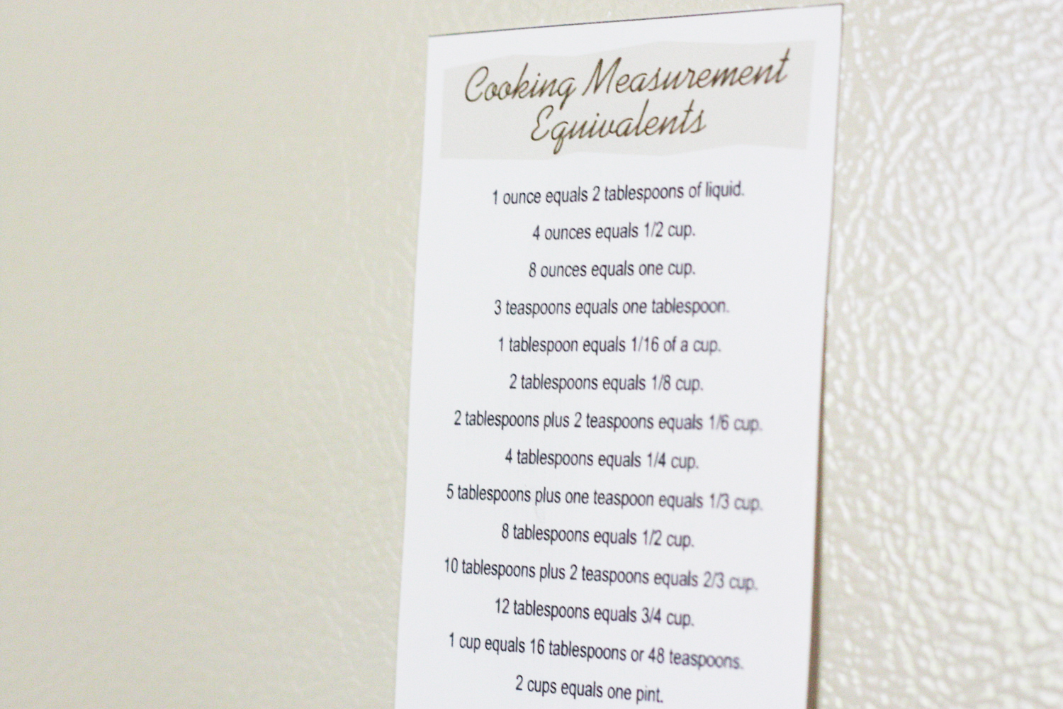 For All You Cooks: Free Printable Cooking Measurement Equivalents ...