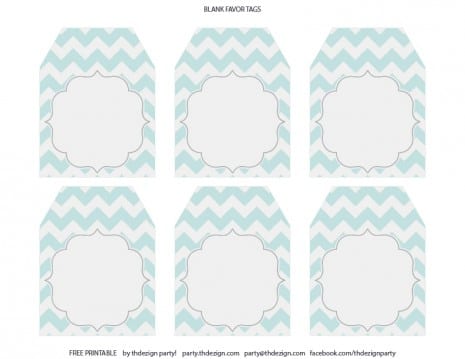 FREE Chevron Party Printables from Thdezign Party! | Catch My Party