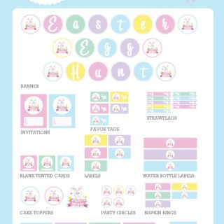 FREE Easter Egg Hunt Party Printables! | Catch My Party