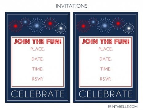 FREE Patriotic Party Printables | Catch My Party