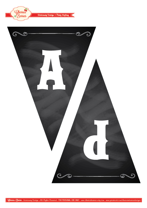 Free Retro Chalkboard Halloween Printables from Cherries n' Berries ...