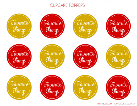 Free Oh What Fun and Favorite Things Holiday Party Printables | Catch ...