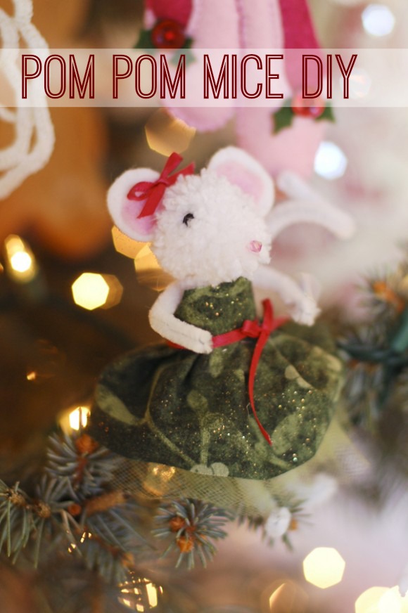 Pom Pom Mice Craft DIY | Catch My Party