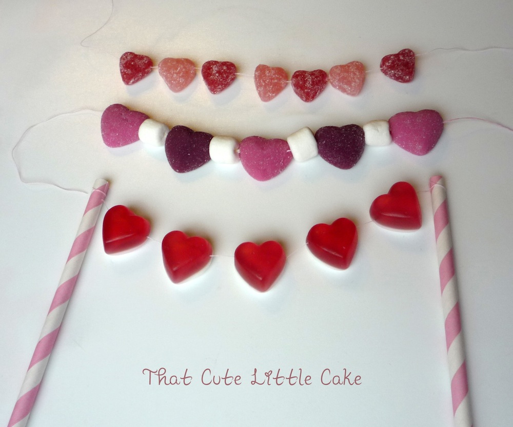 How to Make Candy Heart Cake Bunting | Catch My Party