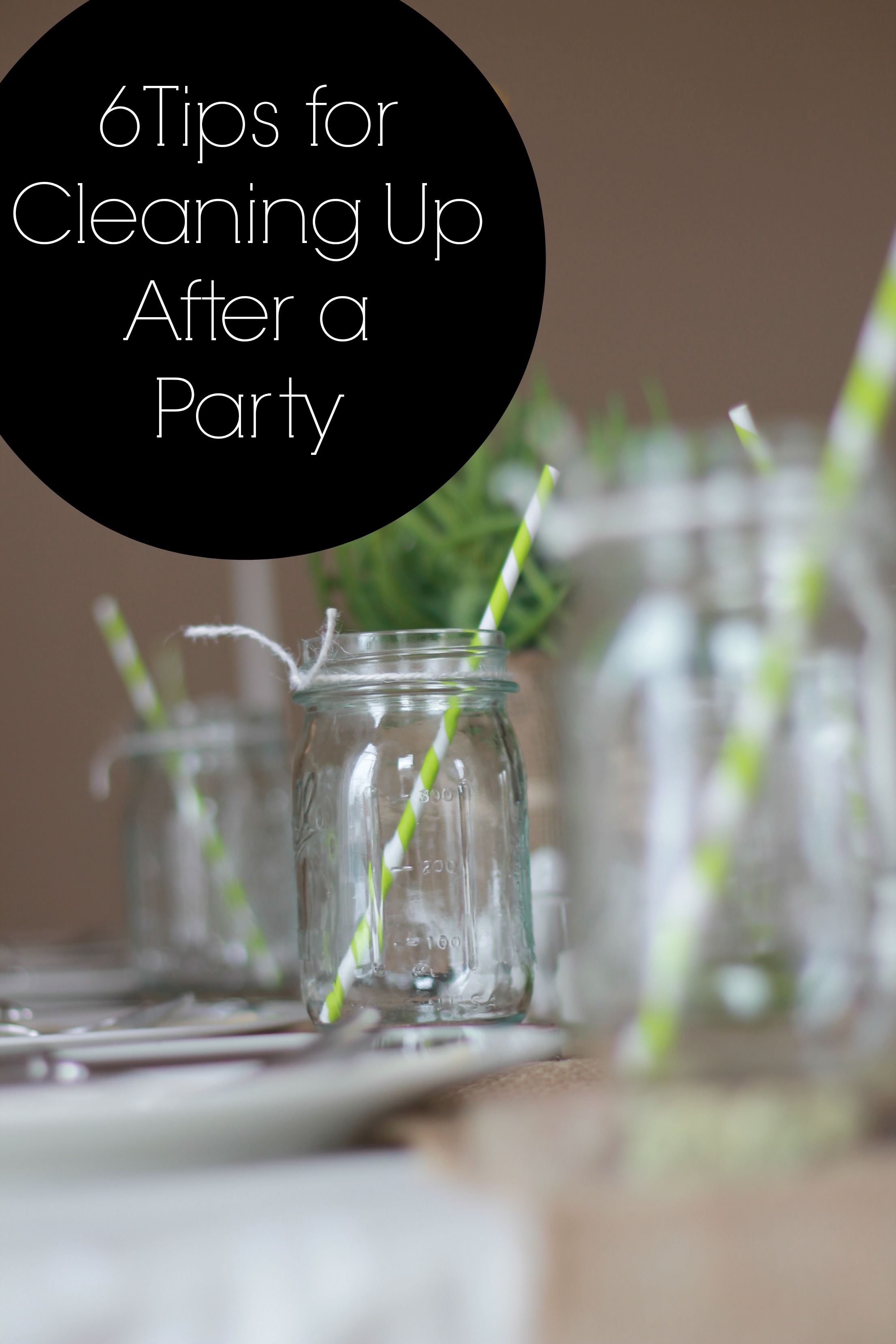 My 6 Party Clean Up Tips | Catch My Party