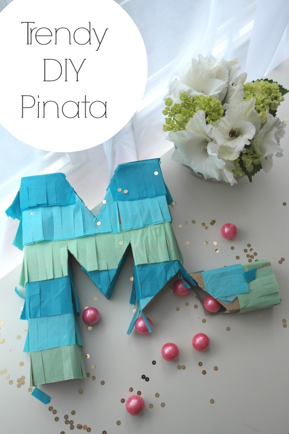 Trendy Ombre DIY Pinata | Catch My Party