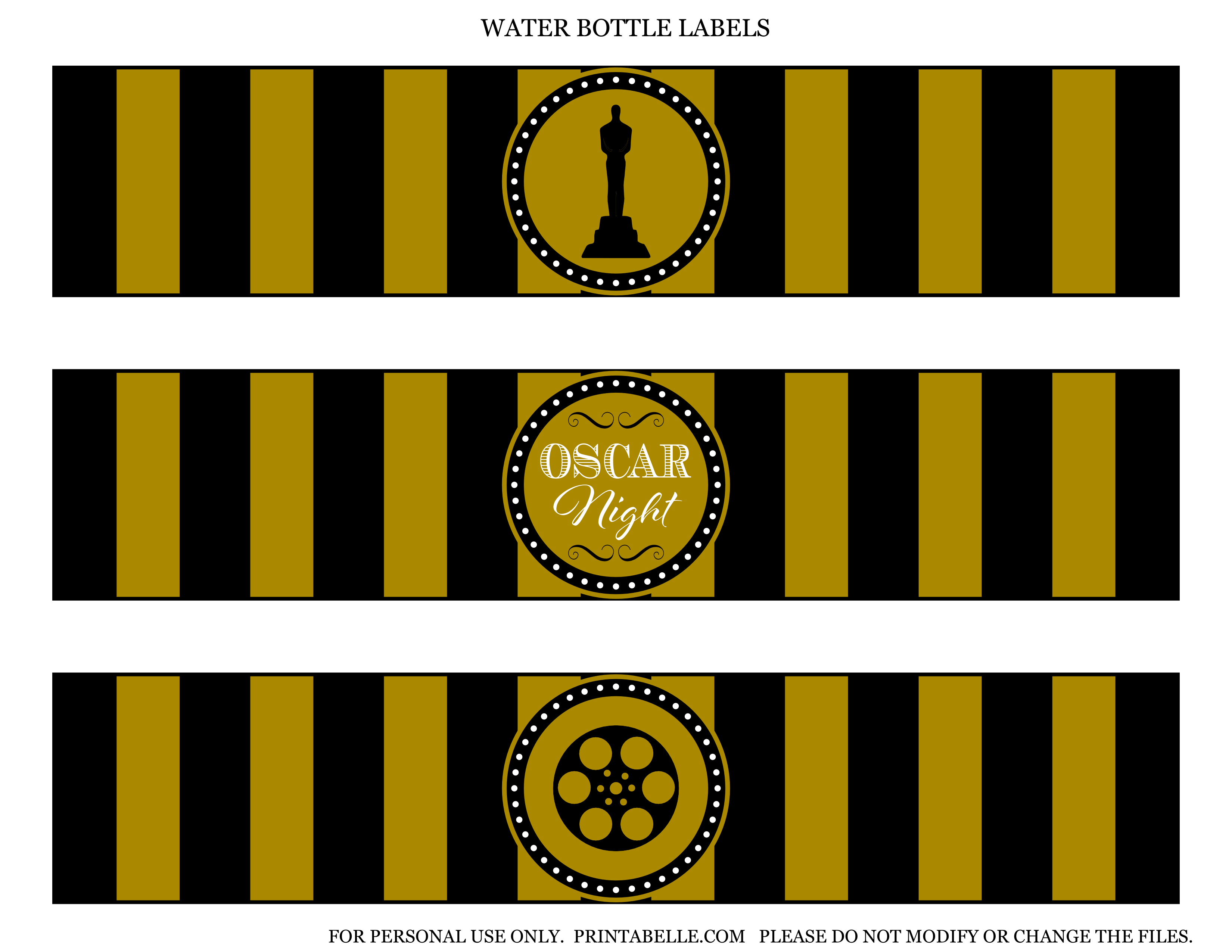 Free 2015 Oscar Night Party Printables | Catch My Party