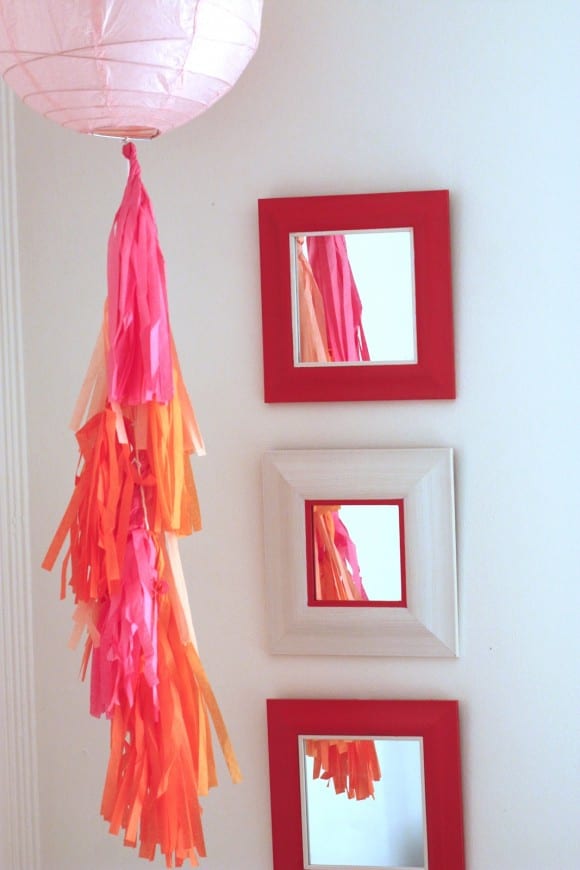 How To Paint a Mirror To Give Your House A Pop of Color | Catch My Party