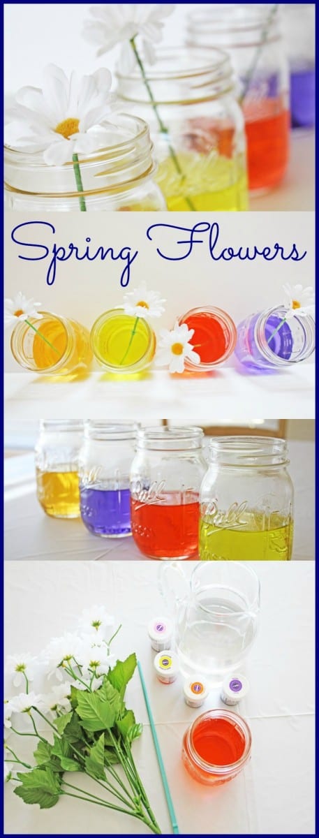 Colored Water Centerpiece DIY | Catch My Party