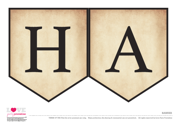 Download the Best Free Gothic Halloween Party Printables! | Catch My Party