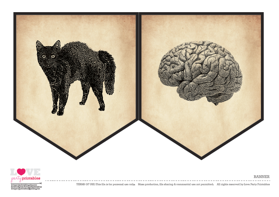 Download the Best Free Gothic Halloween Party Printables! | Catch My Party