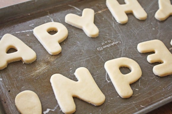 Happy New Year Letter Cookies | Catch My Party