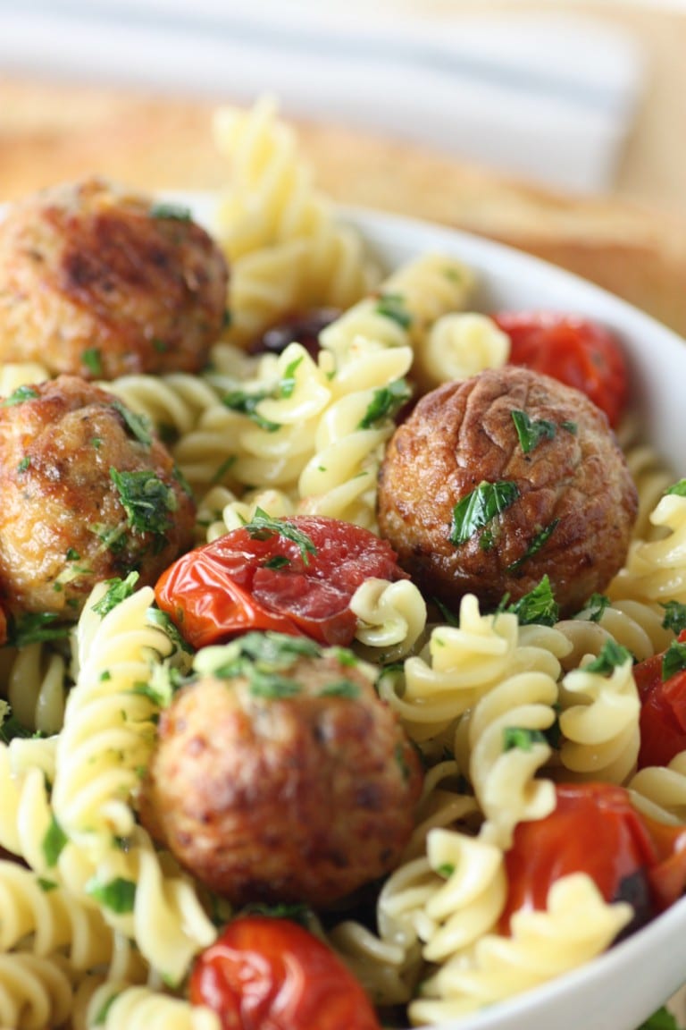 Easy Gremolata Pasta With Meatballs Recipe | Catch My Party
