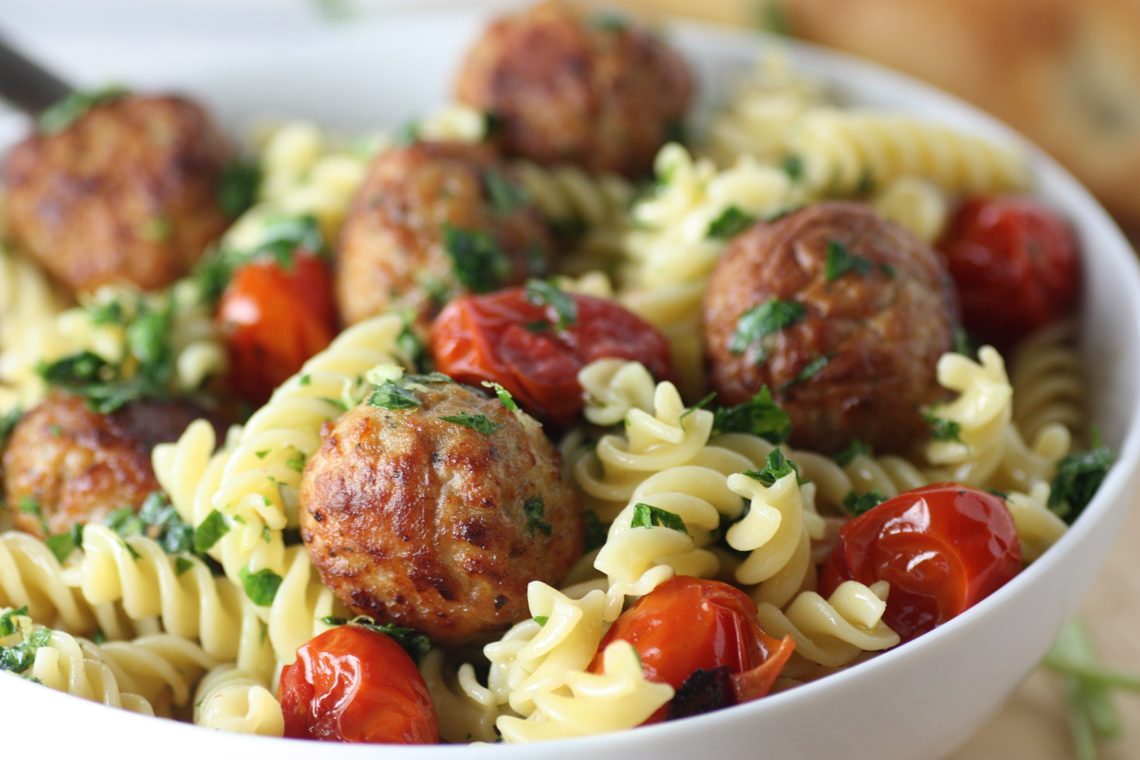 Easy Gremolata Pasta With Meatballs Recipe | Catch My Party