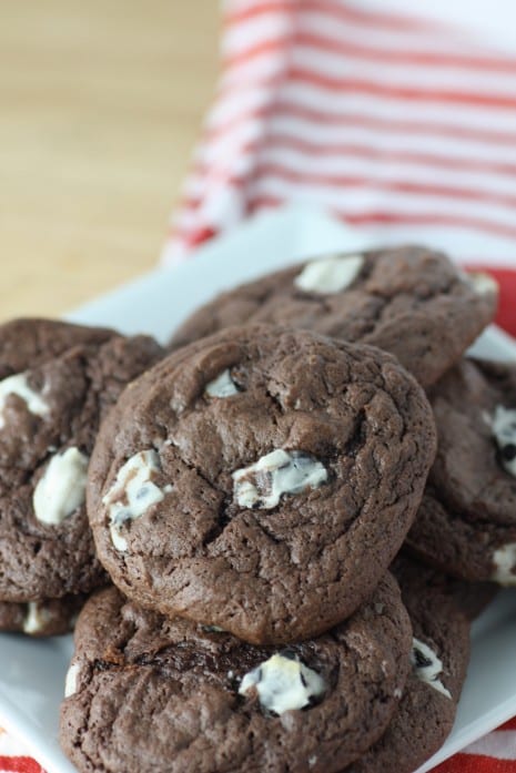 Chocolate Cake Batter Cookies With Cookies and Cream | Catch My Party