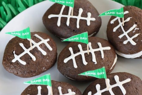 Easy Game Day Football Whoopie Pies | Catch My Party