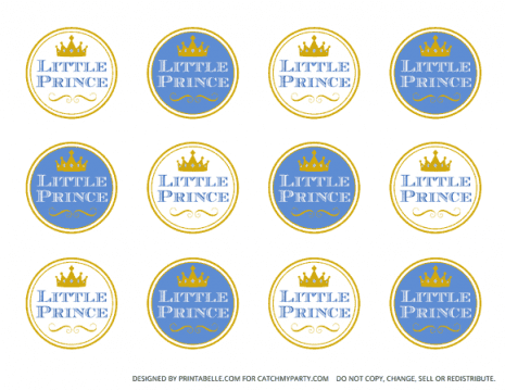 Download These Charming Free Prince Party Printables! | Catch My Party