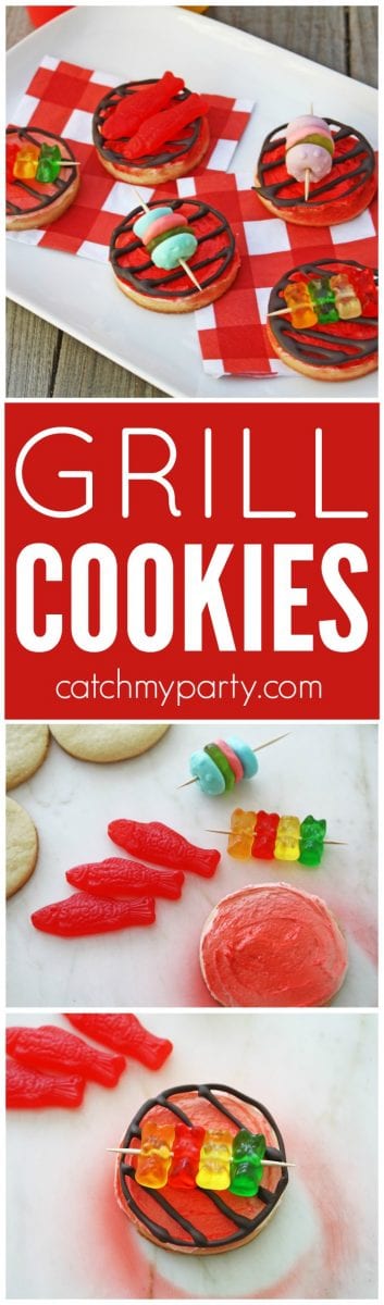 BBQ Grill Cookies | Catch My Party