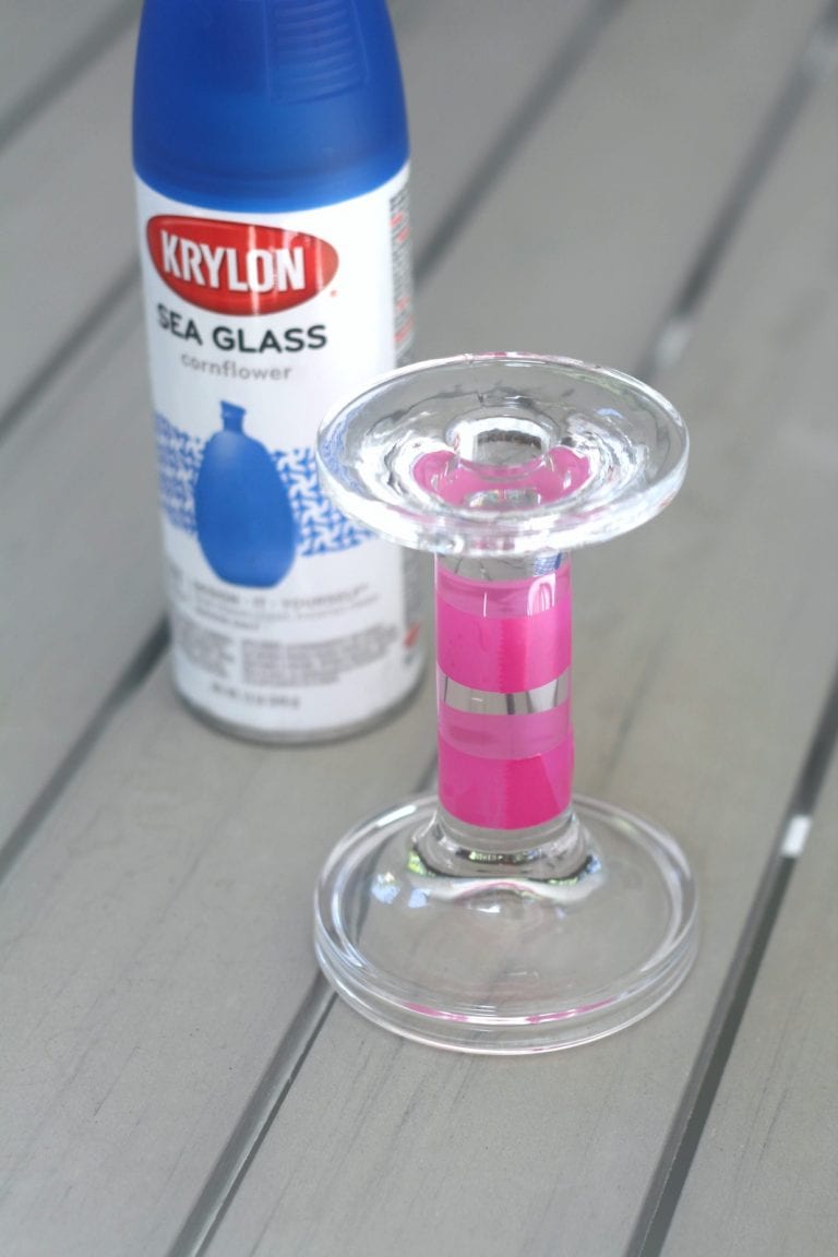 Mod Sea Glass Candlesticks | Catch My Party