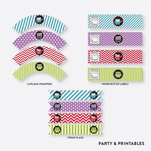 Free Back-To-School Owl Printables | Catch My Party