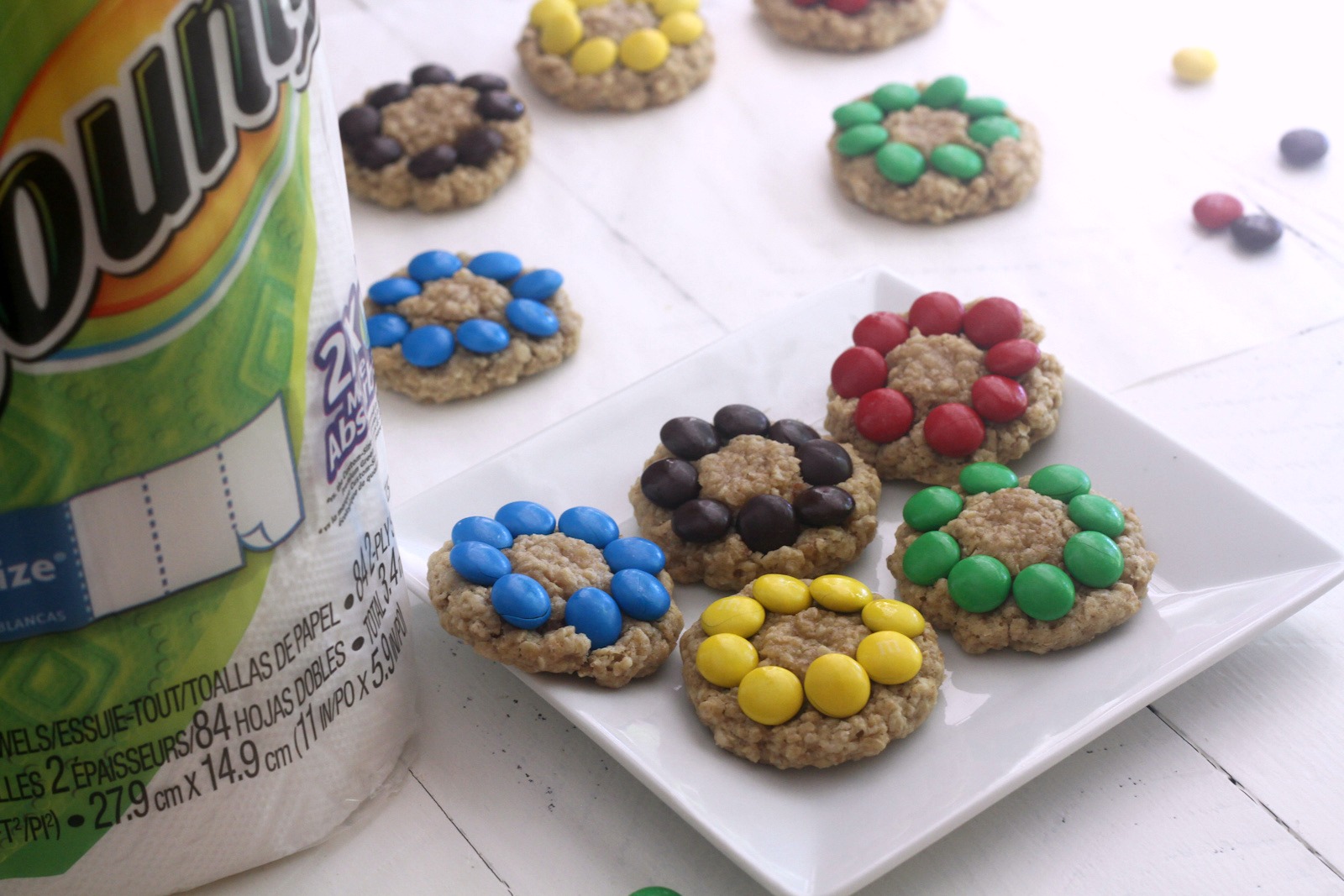 Olympic Games Oatmeal M&M Cookies | Catch My Party