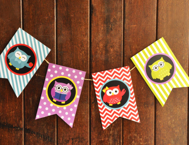 Free Back-To-School Owl Printables | Catch My Party