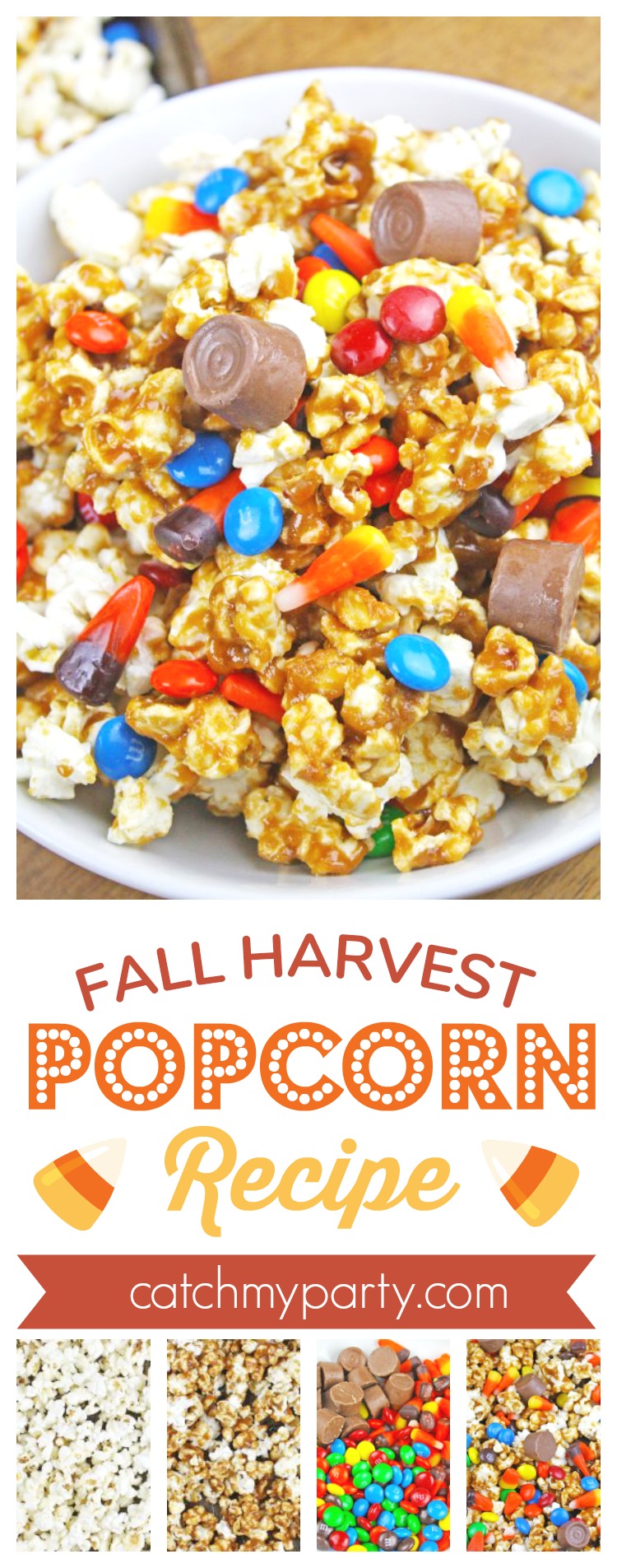 Fall Harvest Popcorn Recipe | Catch My Party