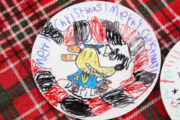 Santa Cookie Plate DIY | Catch My Party