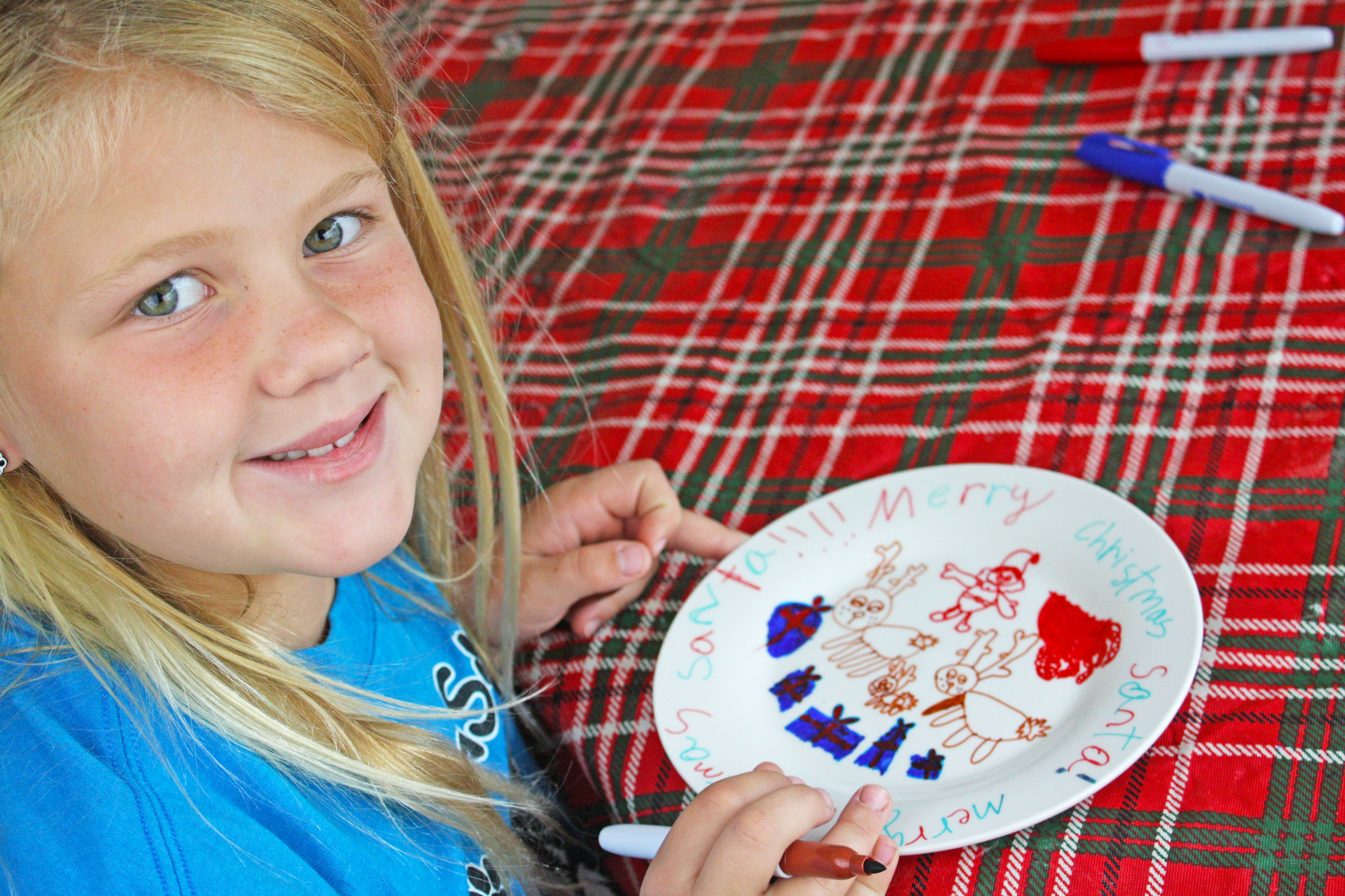 Santa Cookie Plate DIY | Catch My Party