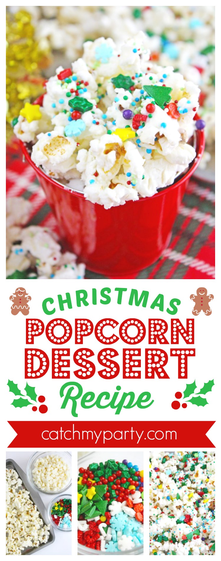 Christmas Popcorn Dessert Recipe | Catch My Party