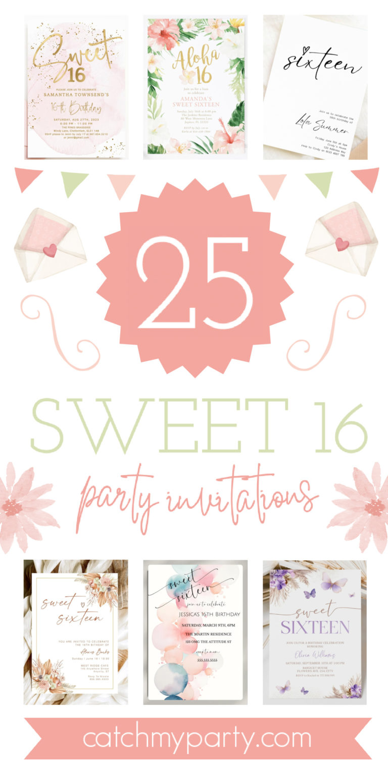 24 Amazing Sweet 16 Party Themes and Party Ideas for 2025! | Catch My Party