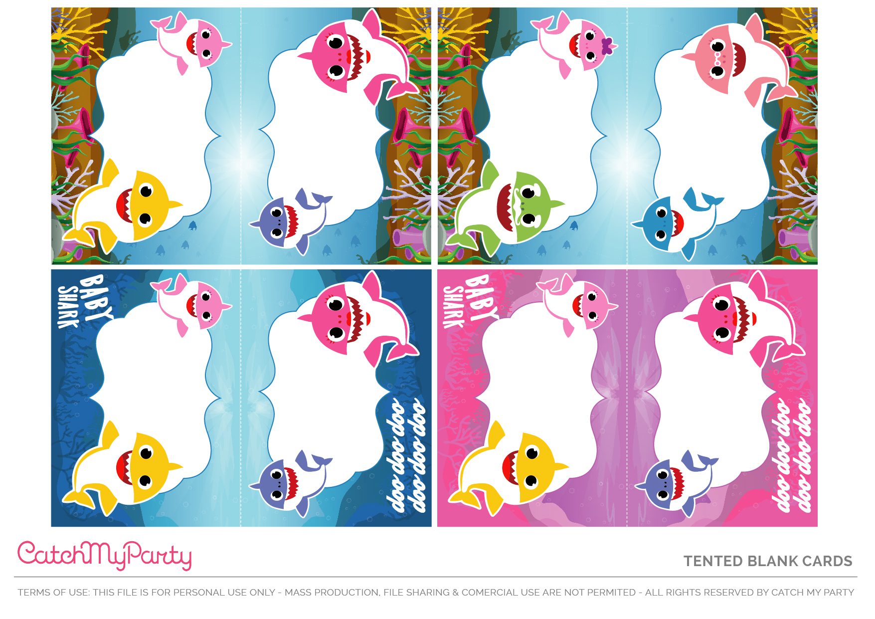 Download These Fun Free Baby Shark Party Printables, Now! | Catch My Party