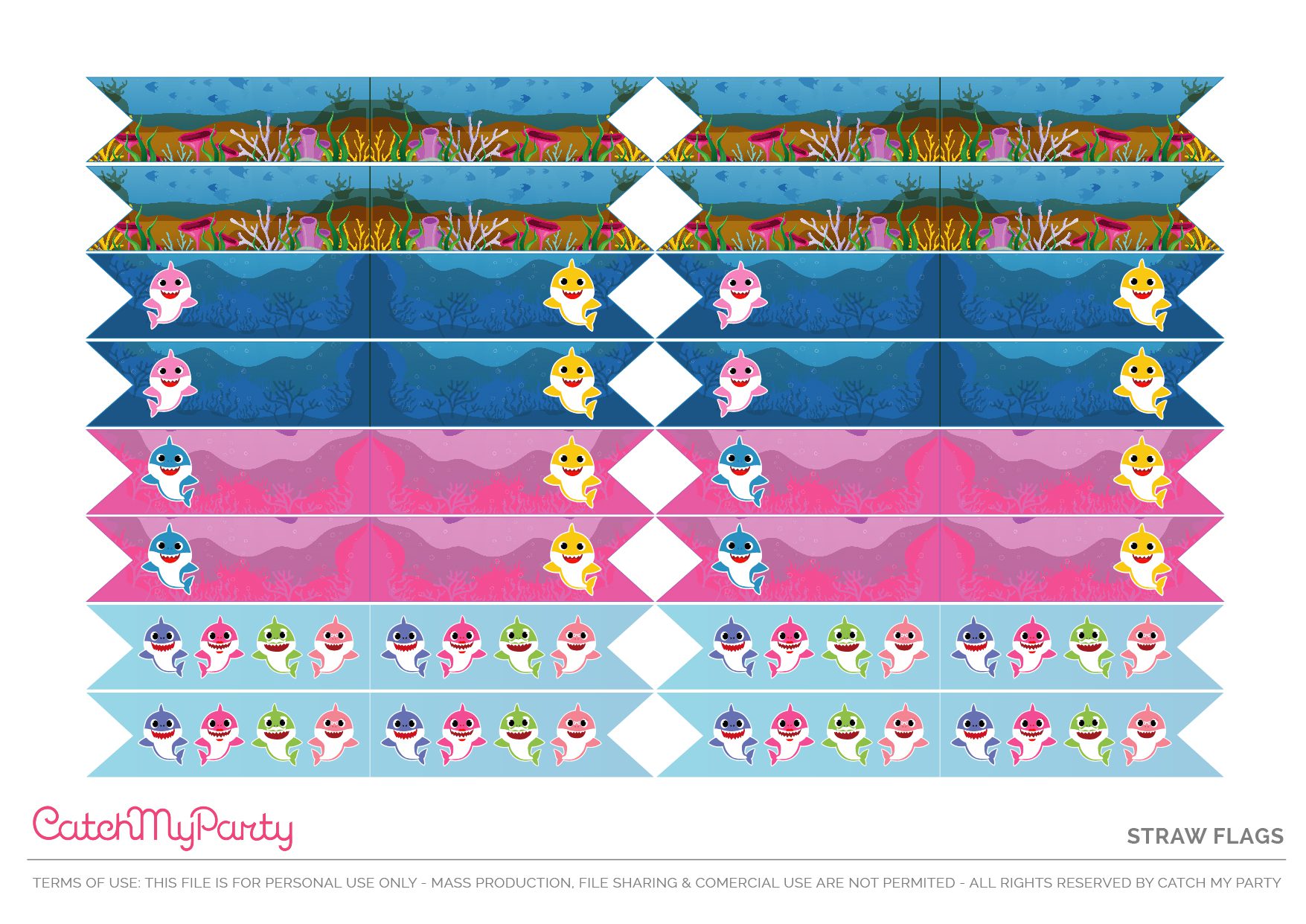 Download These Fun Free Baby Shark Party Printables, Now! | Catch My Party