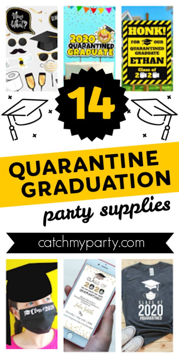 Check out the 14 Best Quarantine Graduation Party Supplies! | Catch My ...