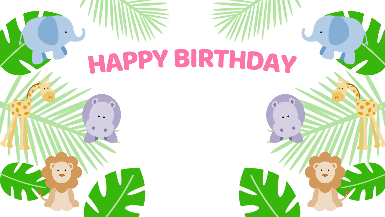 FREE Zoom Backgrounds for Girl and Boy Virtual Birthday Parties ...