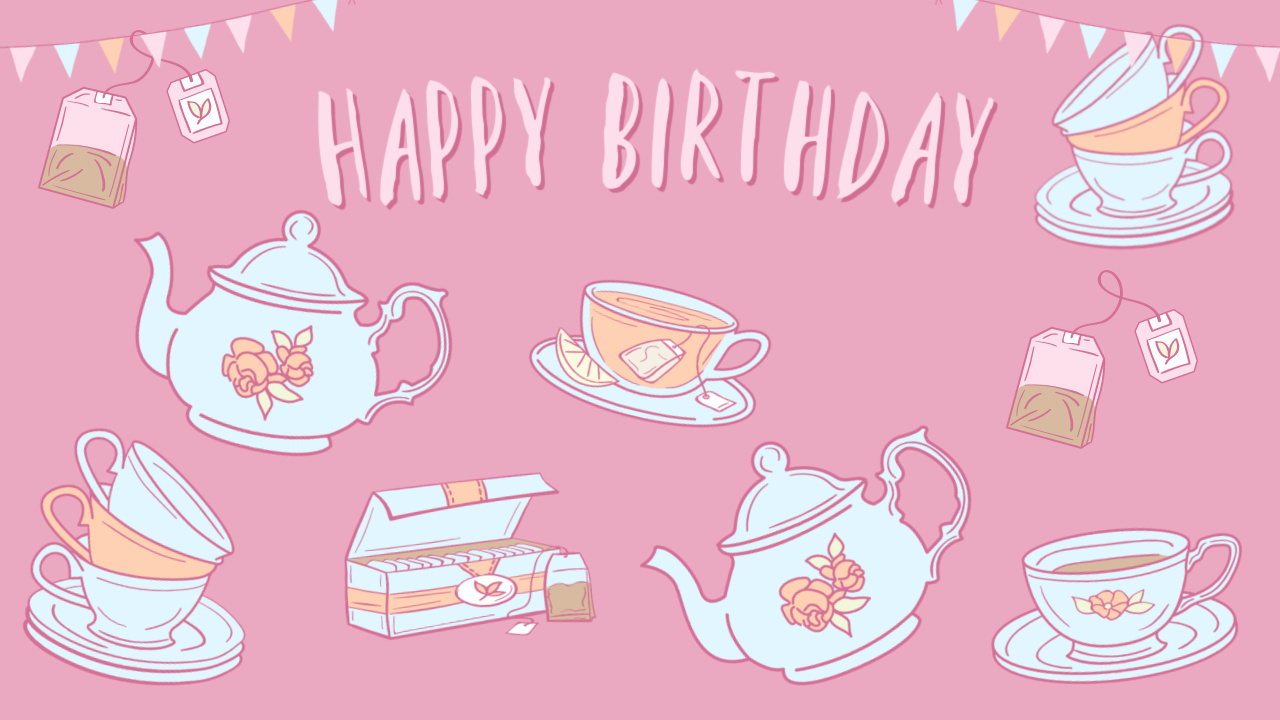 FREE Zoom Backgrounds for Girl and Boy Virtual Birthday Parties ...