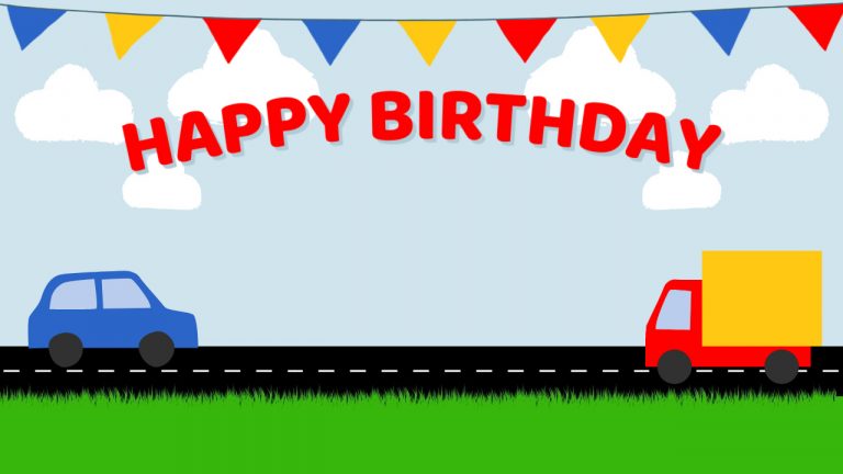FREE Zoom Backgrounds for Girl and Boy Virtual Birthday Parties ...