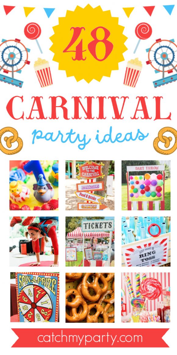 48 AMAZING Carnival Party Ideas For The Ultimate Party! | Catch My Party