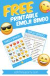 Free Printable Emoji Bingo Game for Kids, Teens & Parties (8 Unique ...