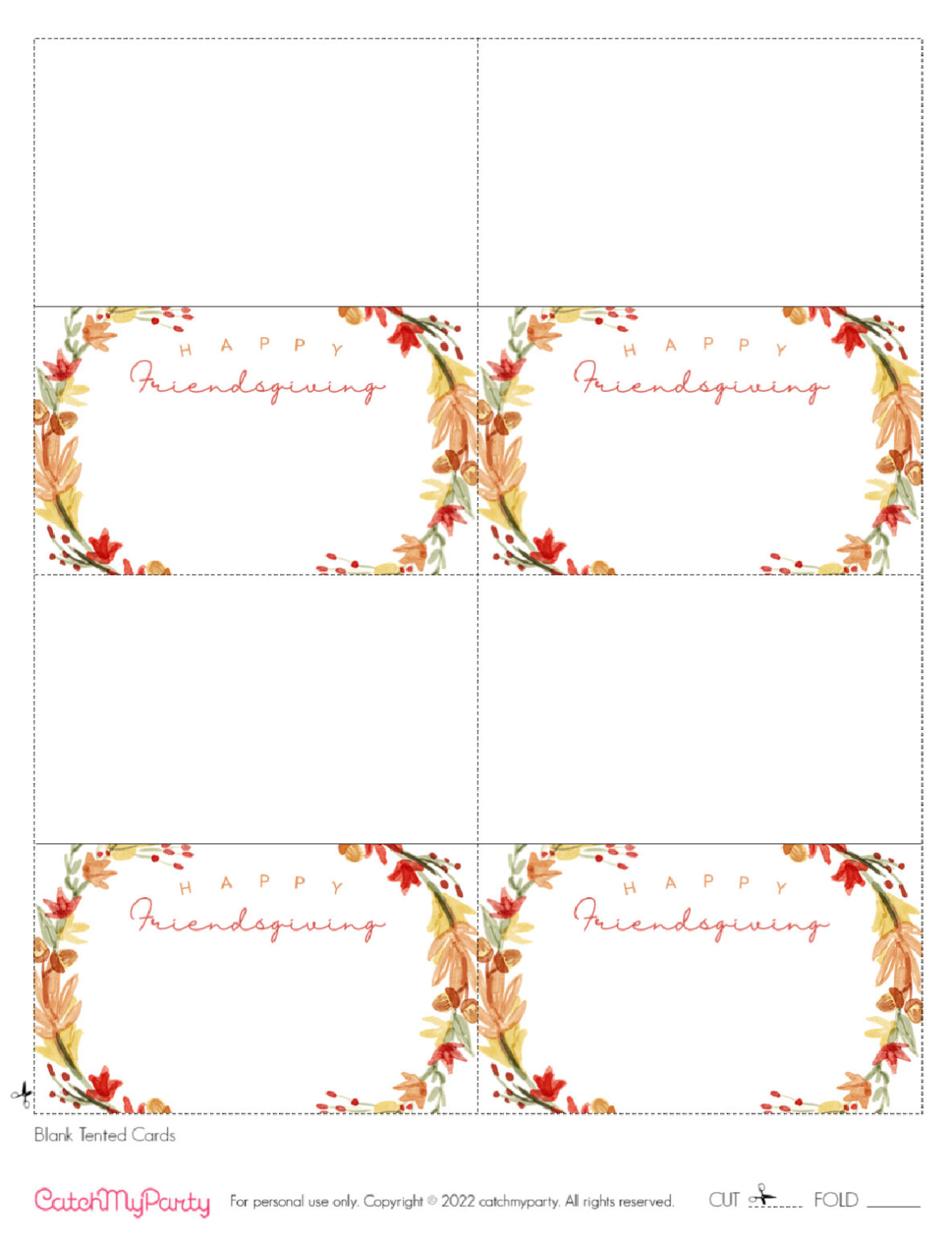 Download these FREE Friendsgiving Printables! (Full Collection)🍗 ...