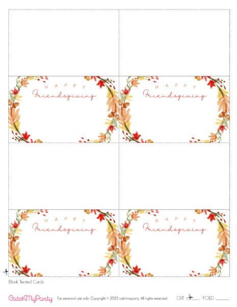 Download these FREE Friendsgiving Printables! (Full Collection)🍗 ...