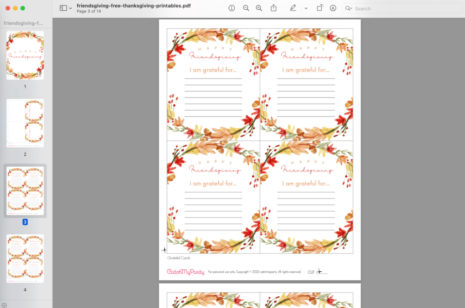 Download these FREE Friendsgiving Printables! (Full Collection)🍗 ...