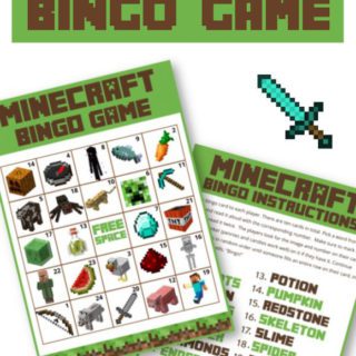 FREE Fantastic Printable Minecraft Bingo Game! | Catch My Party